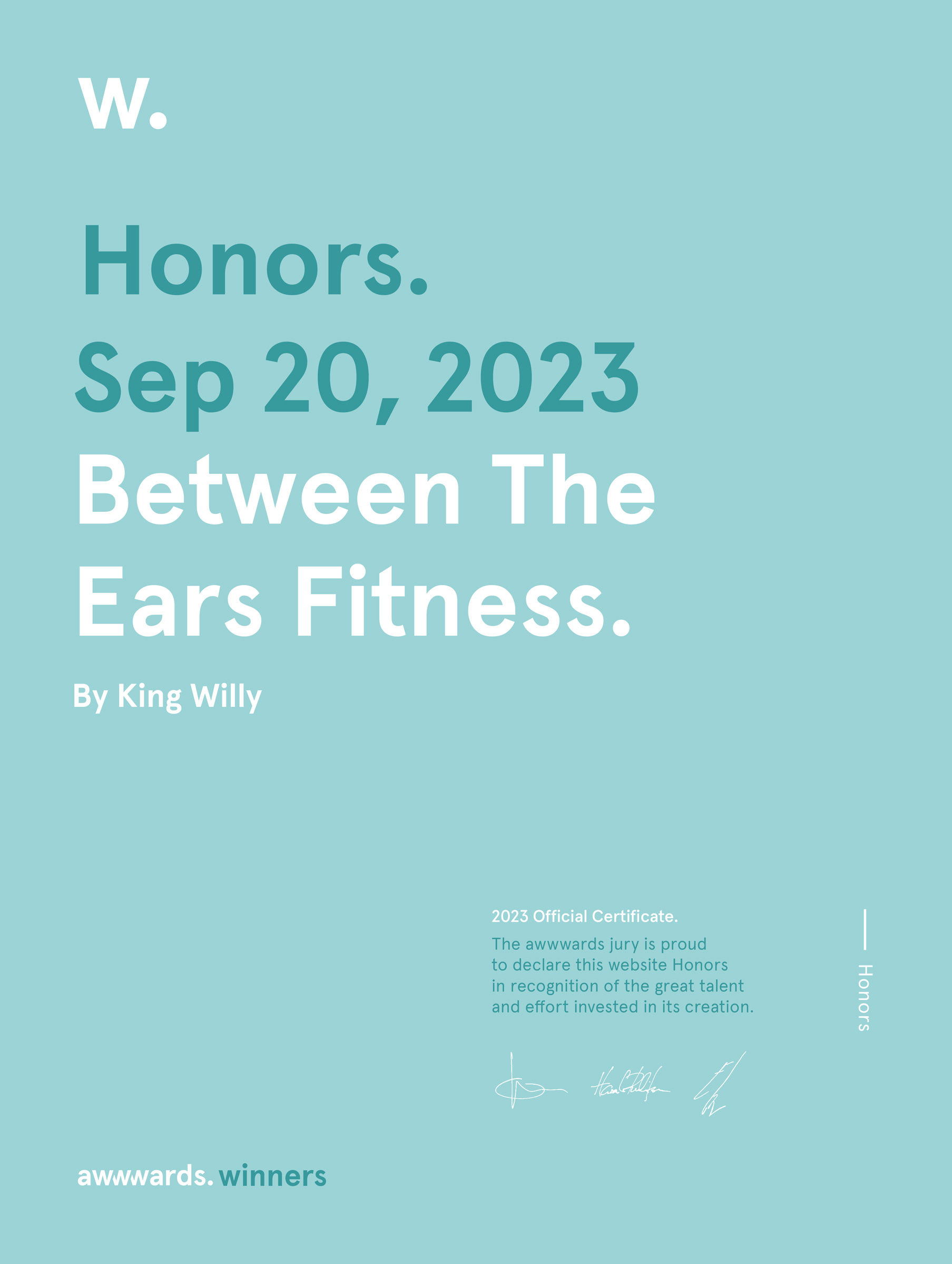Between the Ears Fitness - King Willy